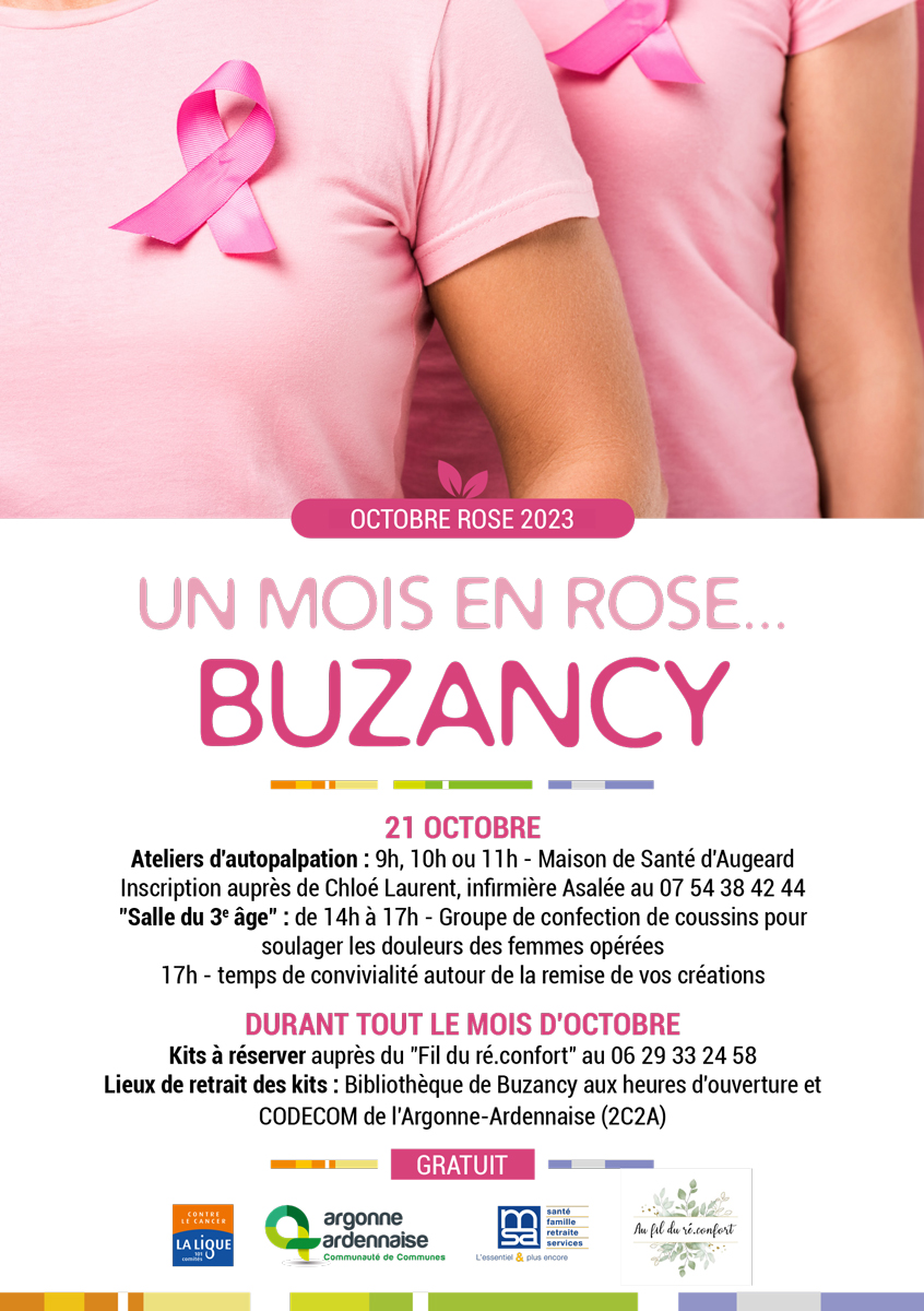 MSA - Un mois en rose à Buzancy - MSA Marne Ardennes Meuse